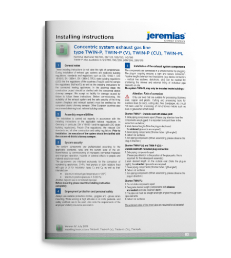 TWIN-P | Jeremias® Chimney systems